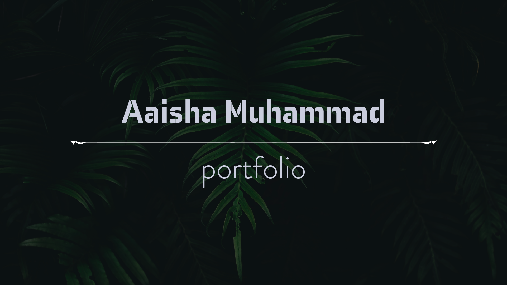 Aaisha Muhammad | Blog